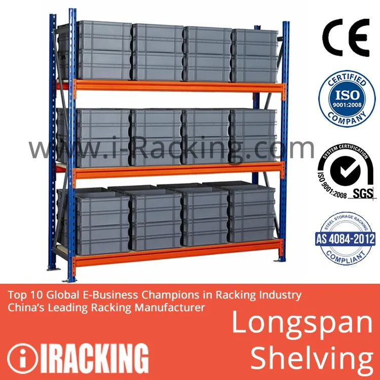 Medium Duty Storage Rack Shelving System 200-800 Kg UDL/Level(id ...