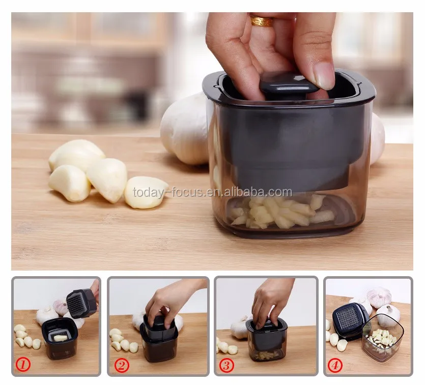 Kitchen Gadget 2024 New Hot Plastic Garlic Chopper,Garlic Press - Buy ...