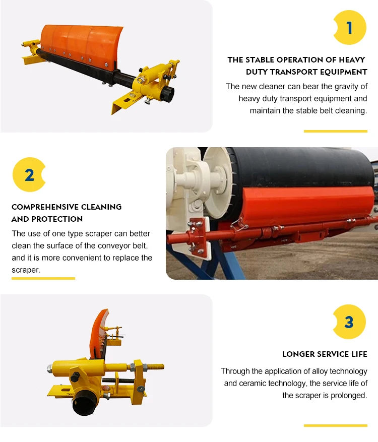 Integral Type Light Weight Polyurethane Blade Conveyor Primary Belt ...