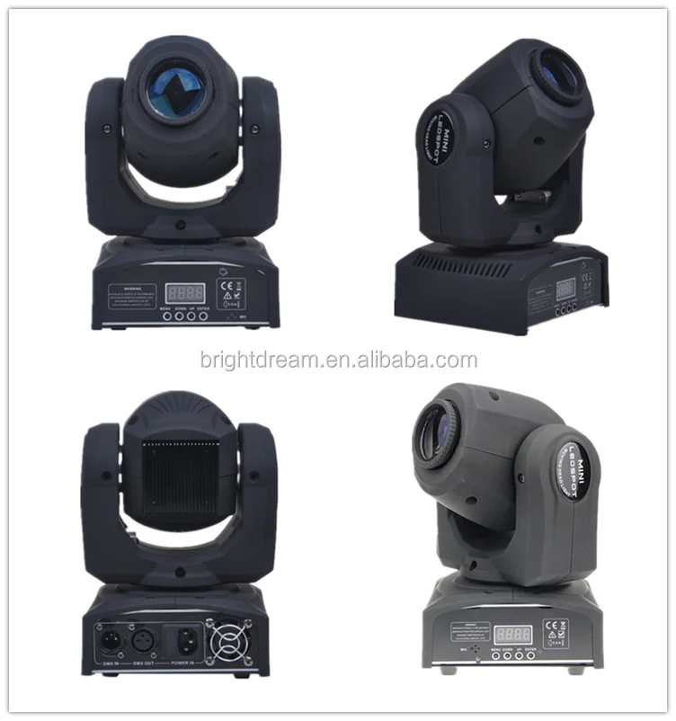 Professional Dmx Stage Light 10w Led Gobo Mini Moving Head Spot Light ...