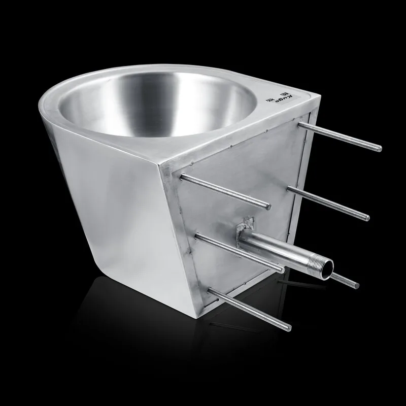 Stainless Steel Wall Mount Prison Wash Basin Sink No Break Hand Wash ...