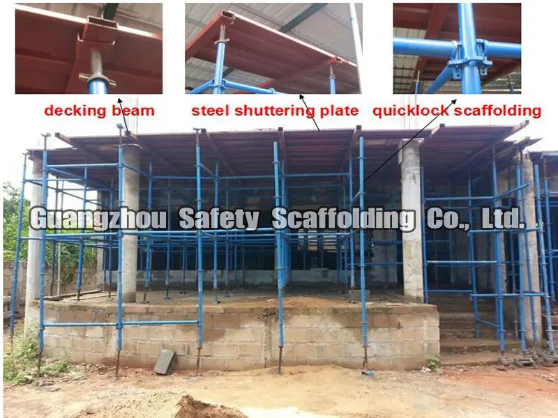 Concrete Slab Formwork Scaffolding System For Floor Concrete Casting ...