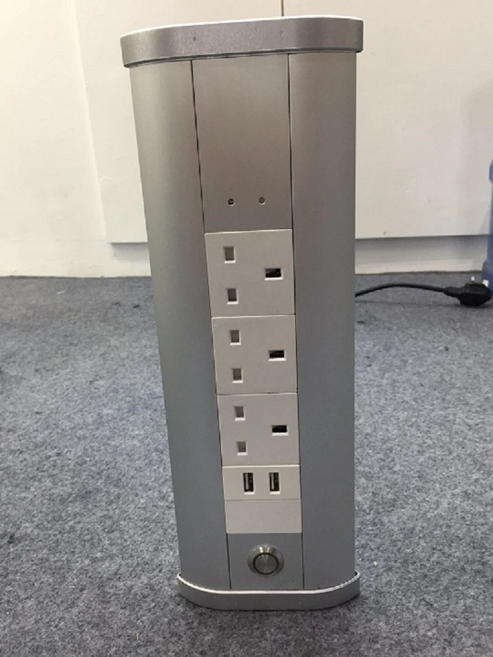 Kitchen Worktop Corne Vertical Mounted Multi Socket &angle Power ...