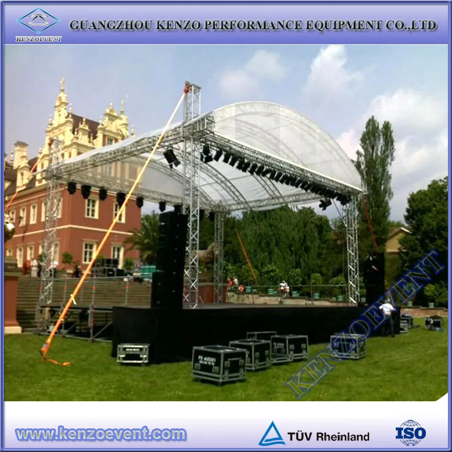 Outdoor Aluminum Arch Truss Roof,Camelback Truss Outdoor Event System ...