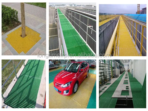 Fibreglass Frp Plastic Platform Walking Floor Grating - Buy Platform ...