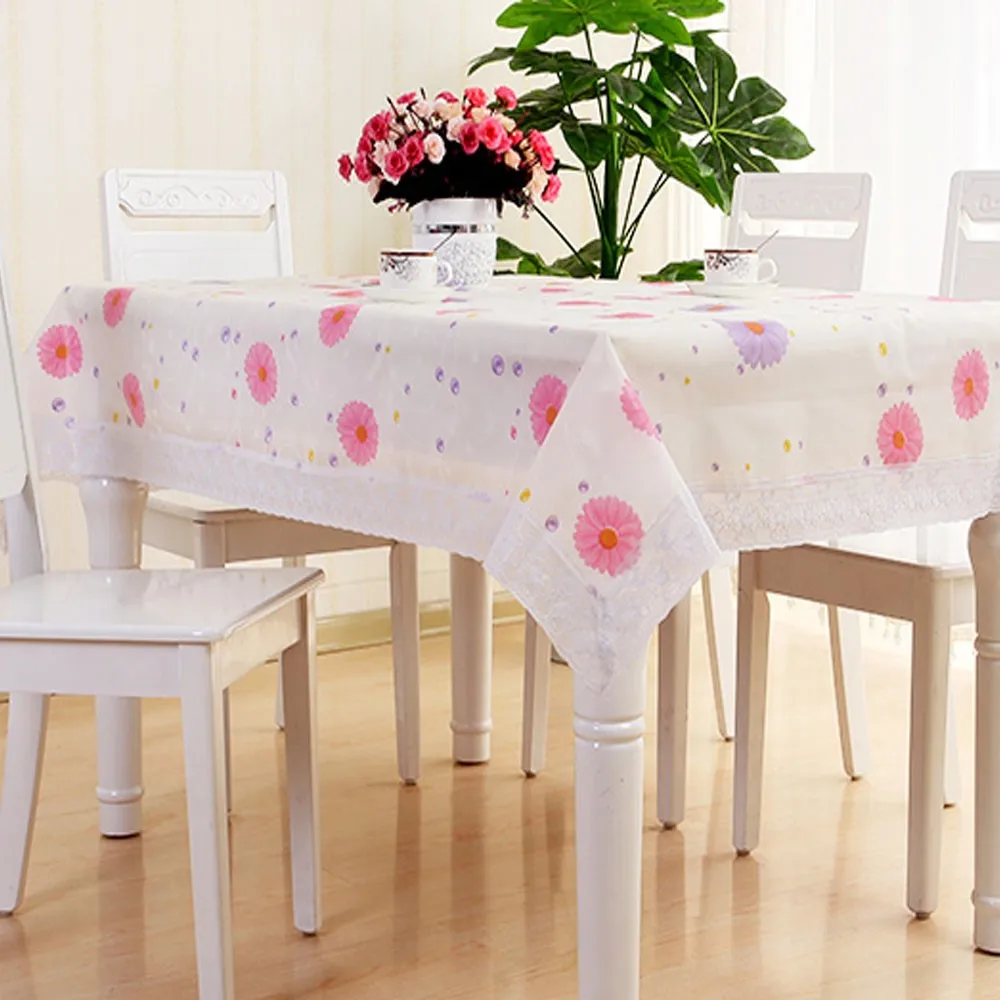 Transparent Plastic Table Cloth Pvc/pe/peva Waterproof Table Cloth ...