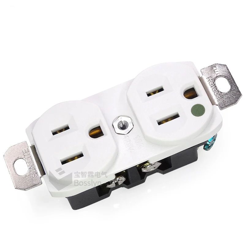 HOSPITAL GRADE Receptacle Duplex Outlet Socket 15A 125V