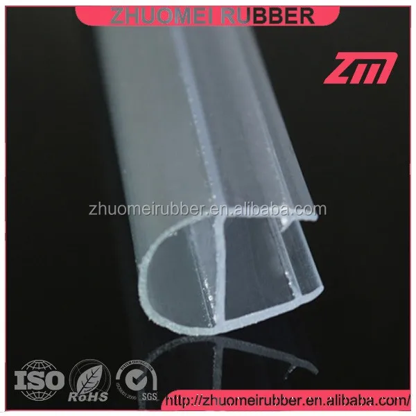 Pvc Screen Seals Shower Glass Edge Protection Strip - Buy Glass Edge ...