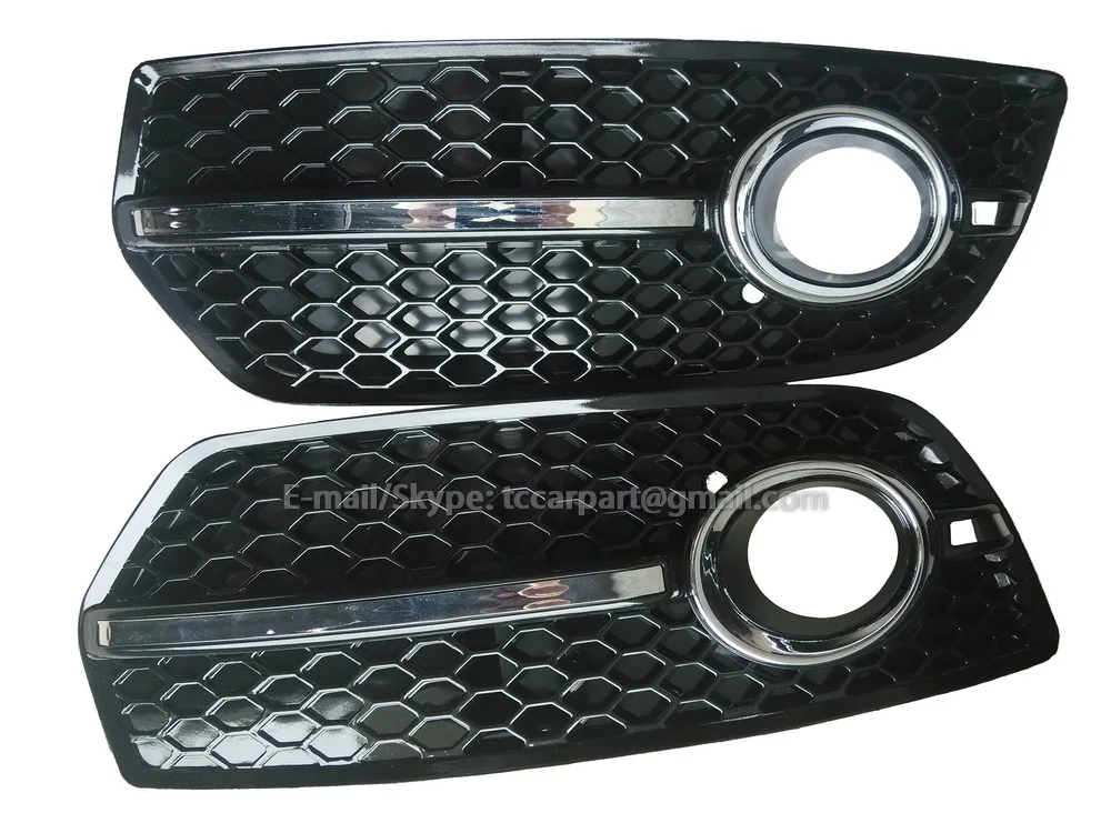 Fog Lamp Frame / Air Vent / Bumper Grille For Audi Q5 2009 - 2012 8r0 ...