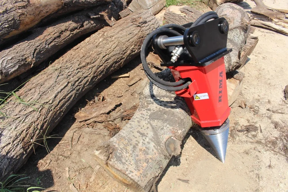 Excavator Hydraulic Screw Cone Log Splitter - Buy Screw Type Log ...