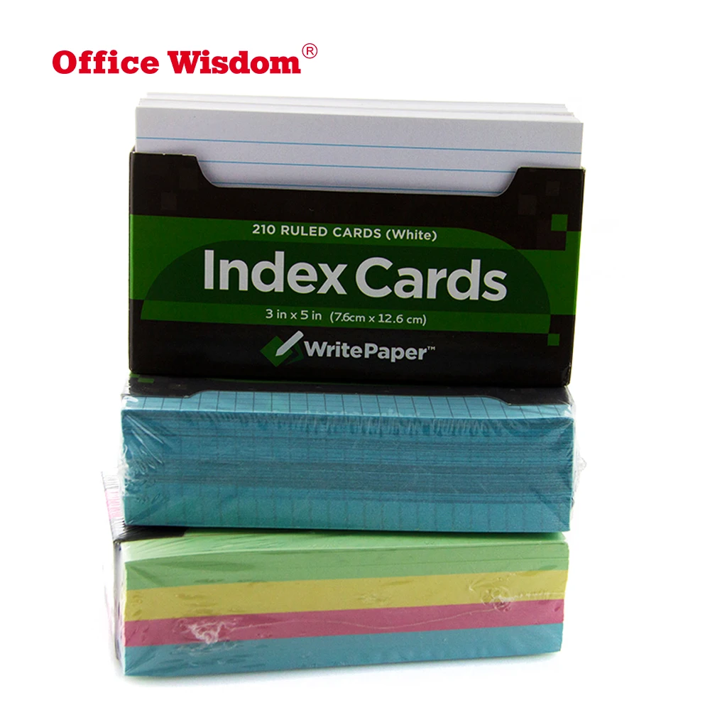 Stationery White Paper Index Cards - 300 Count, 4"x6" Unruled, Perfect ...