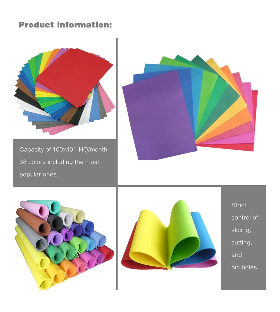 Rubber Eva Foam Sheet Ethylene Vinyl Acetate Copolymer Plush Eva - Buy ...