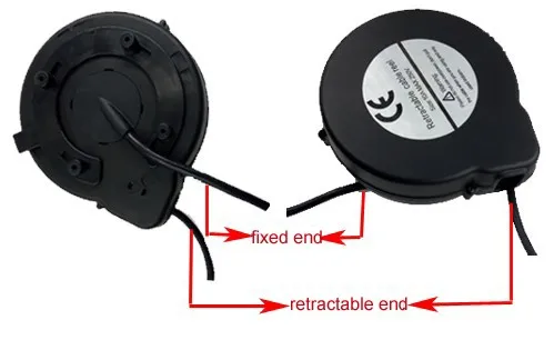 Spring Driven Extension Power Cord Retractable Cable Reel For Vacuum ...