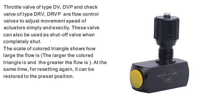 Dv/drv Throttle And Throttle Check Valve - Buy Carburetor Throttle ...