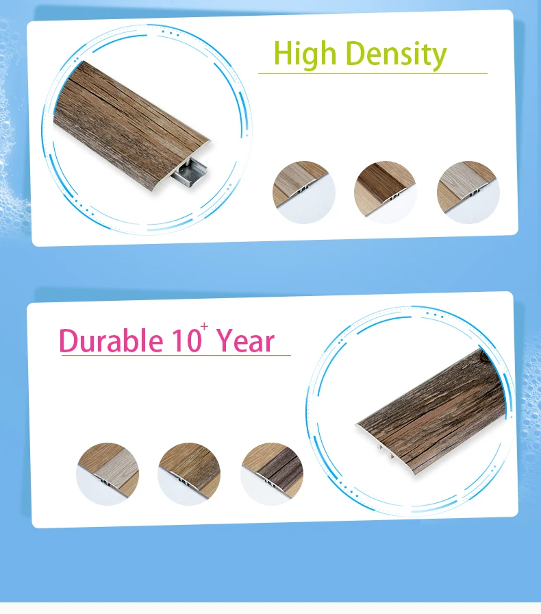 White Ash Wpc Spc Flooring Transition Profiles T Molding Trim - Buy ...