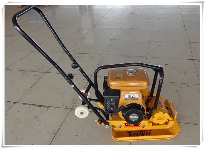 A Flat Plate Compactor Sc60 With Robin Gasoline Engine Ey20 With Wheels ...
