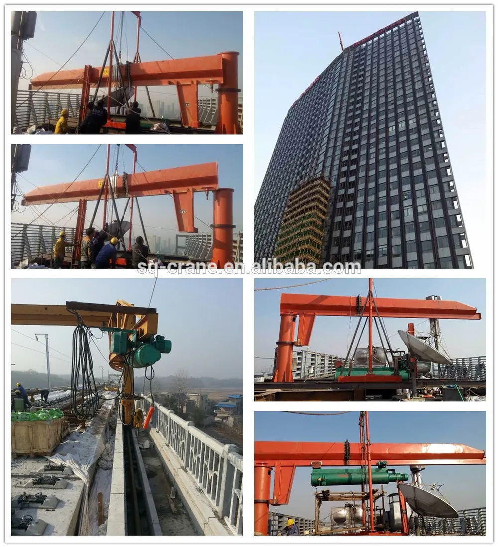 Single Boom Swivel Lifting Jib Crane - 10 Ton Capacity