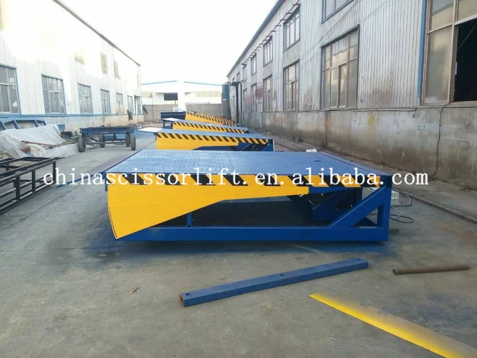 Truck Forklift Portable Container Loading Slope Stationary Loading Ramp ...