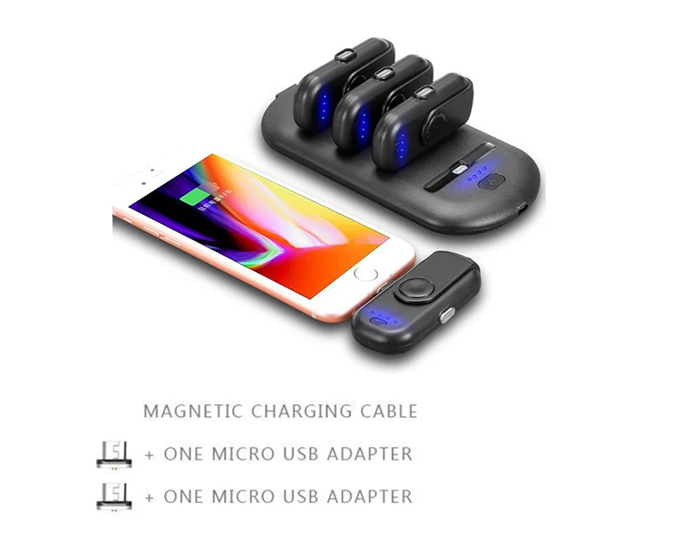 Single Finger Pocket Mini Power Bank - Quick Charge Support