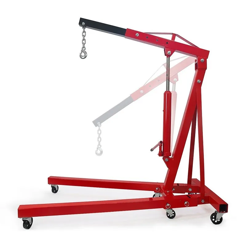 2T Hydraulic Jack Engine Crane and Shop Crane - Reliable Lifting