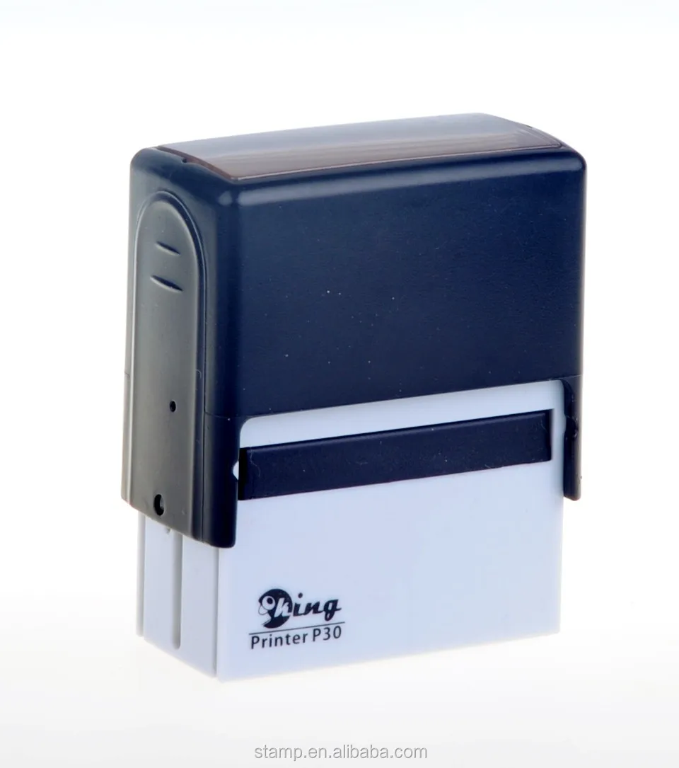 Customize Rubber Design Logo Plastic Blank Self-inking Stamp - Buy Diy ...