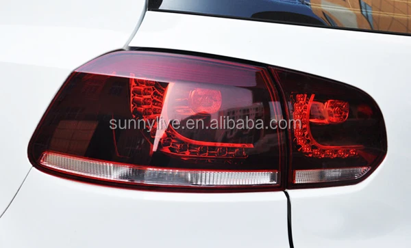 Golf 6 Led Tail Lamp V3 Type 2009-2012 Year For Volkswagen - Buy For ...