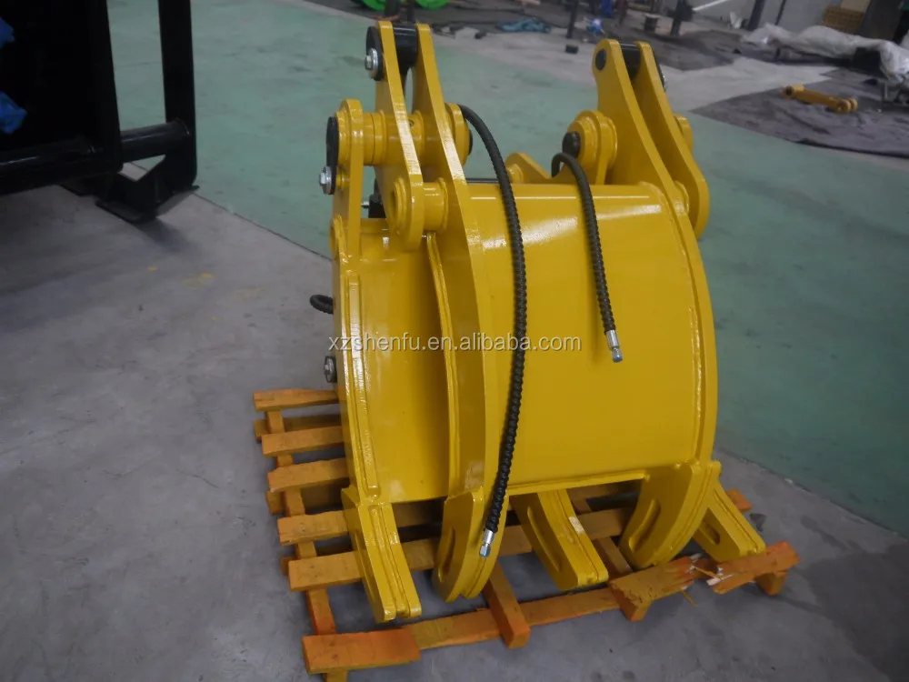 5t Excavator Hydraulic Gripper Wood Gripper For Sale - Buy Excavator ...