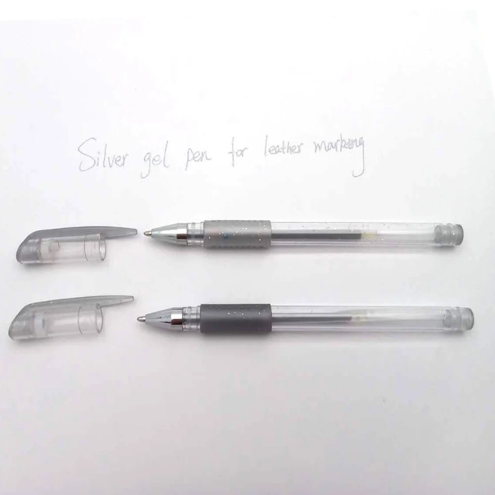 Silver Gel Pen For Leather Marking Leather Marker Pen Shoes Marker Pen ...