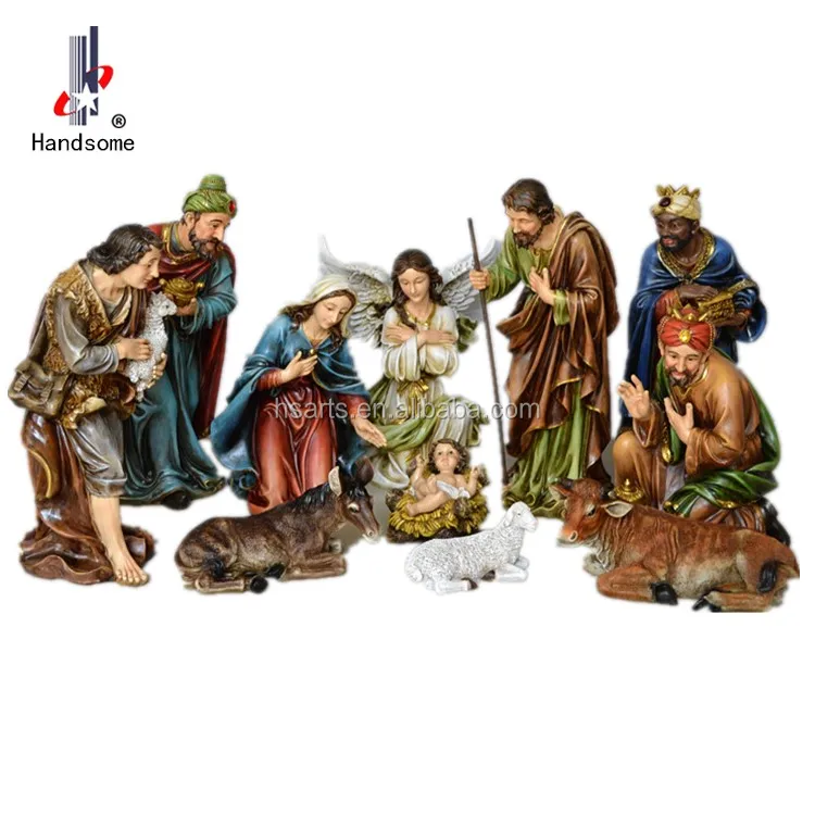 24 Inch Outdoor Decoration Jesus Birth Christmas Crib Nativity Set ...