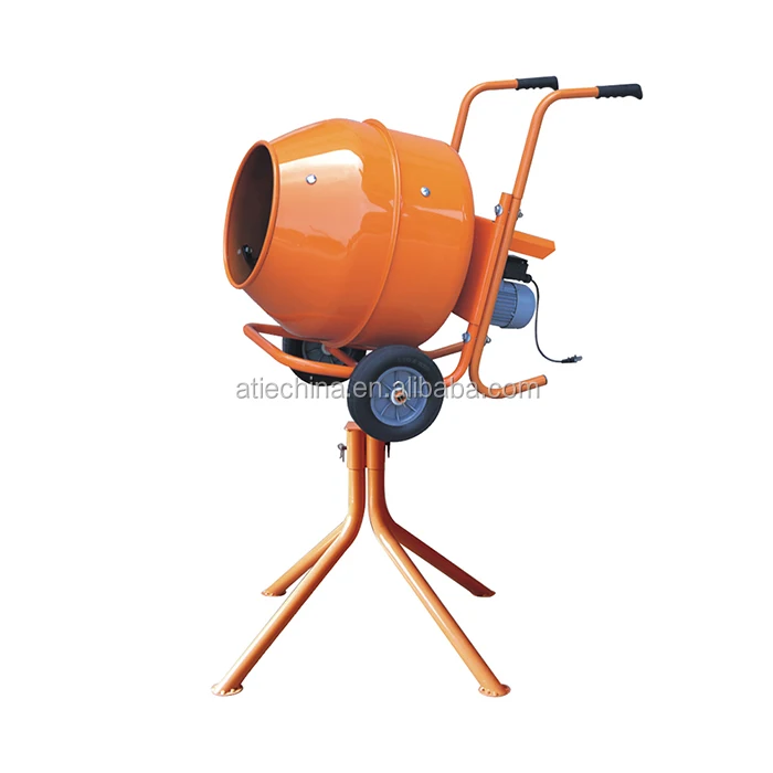 Cement Mixer With Stander,Horizontal Portable Concrete Mixer With ...