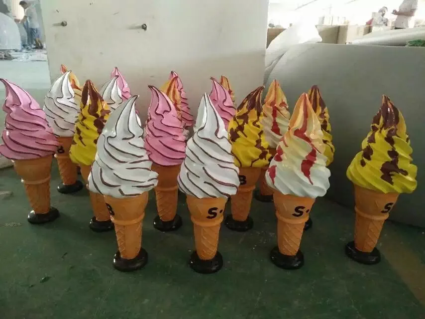 Custom Fiberglass SCULPTURE - Giant Ice Cream Cone Furniture