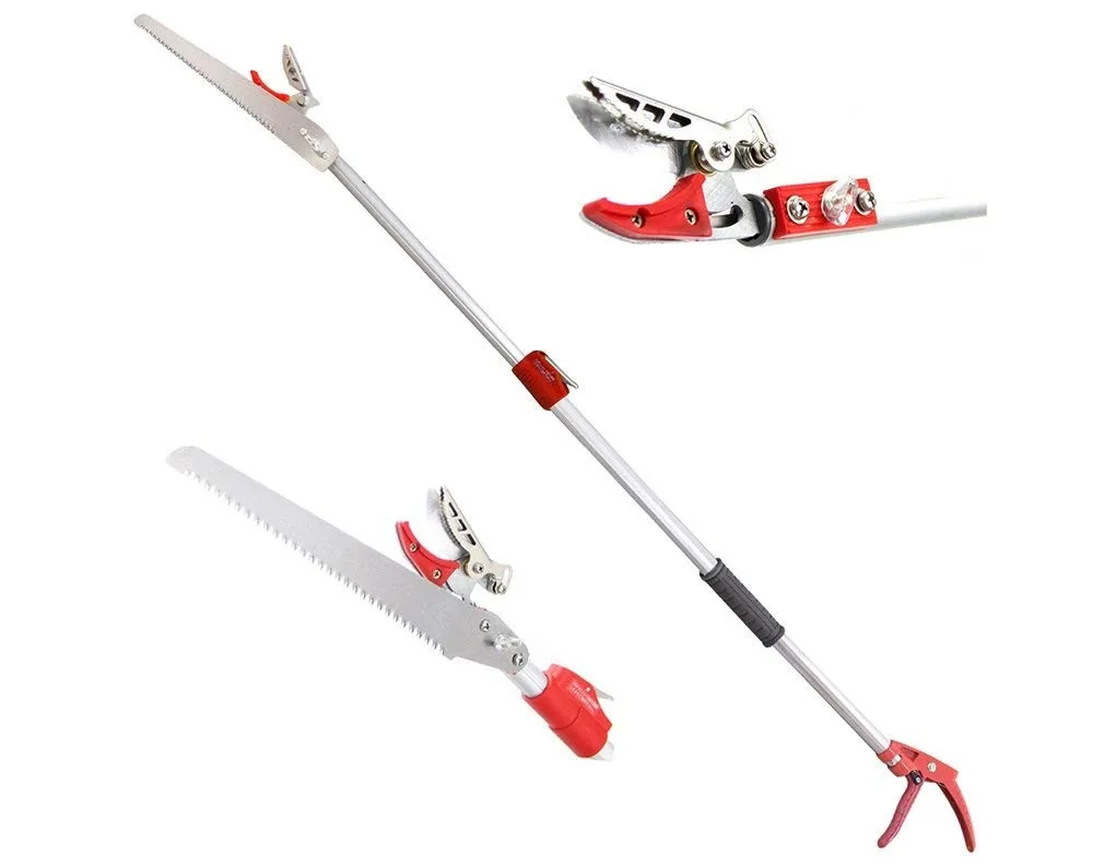 2.0m Garden Tree Hand Telescopic Long Reach Pruner Shear Scissors For ...