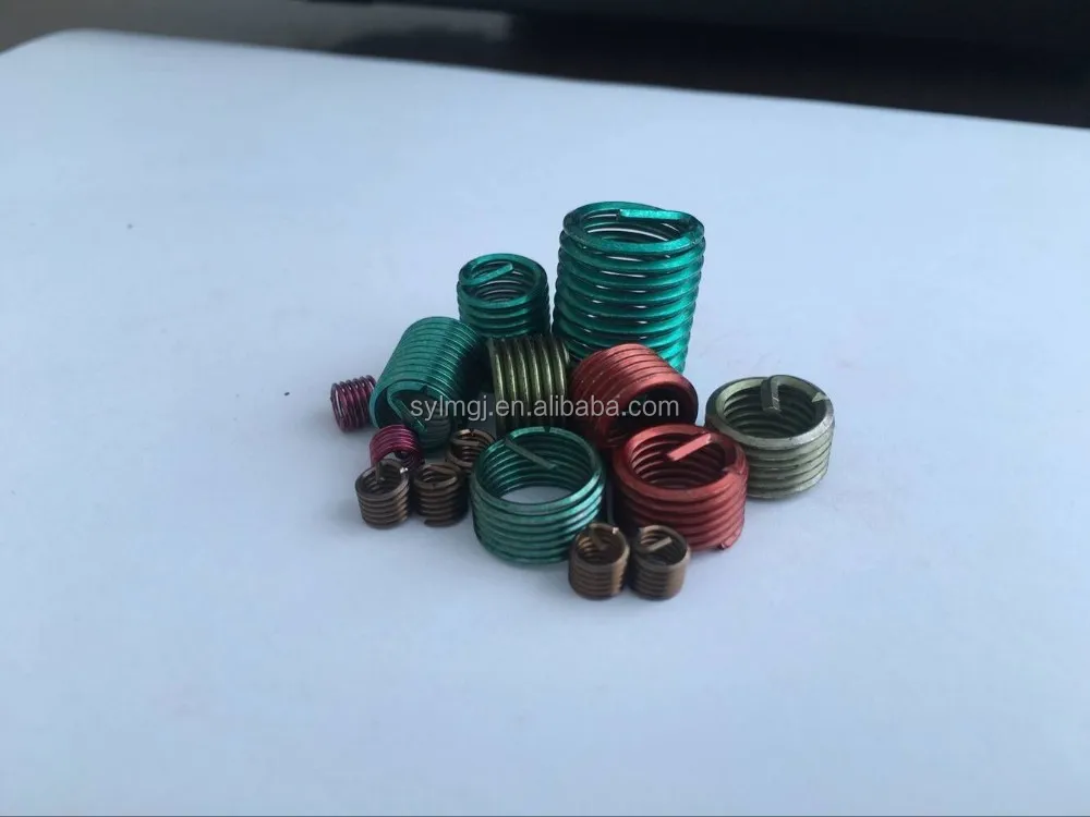 Wire Thread Insert Coloured Wire Insert Dyed Coil Thread Insert Ss304 ...
