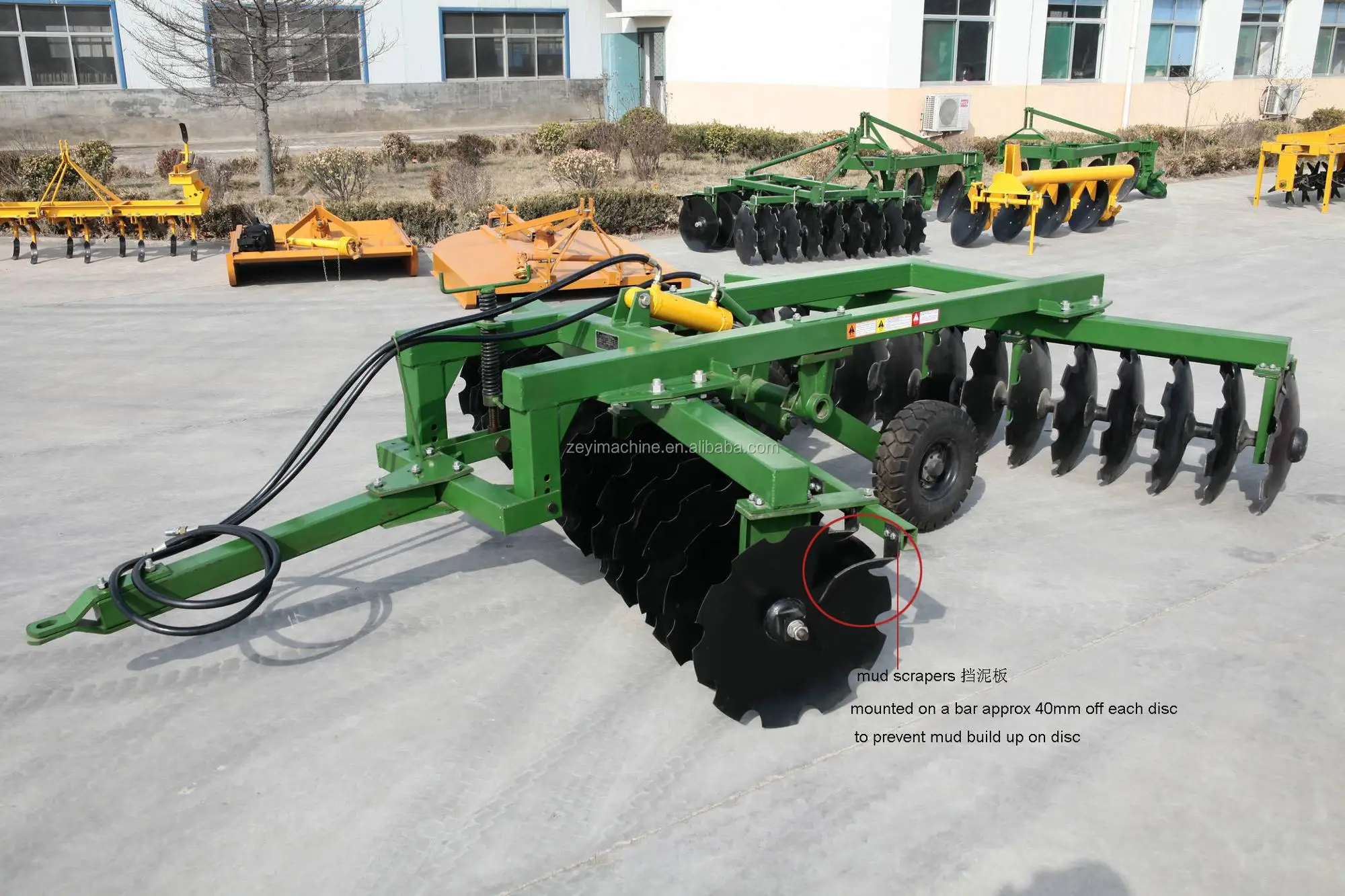 Single Row Disc Harrow - Heavy Duty Hydraulic Solution