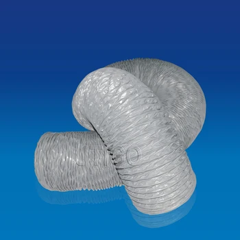Polyester Fabric Flexible Duct Hose For Industrial Ventilation And Hot ...