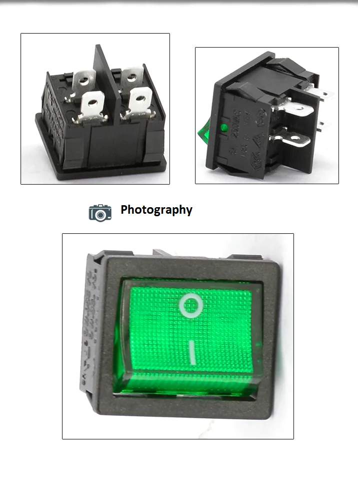 Double Pole Double Throw On Off On 6 Pin Rocker Switch(mr4 Series ...