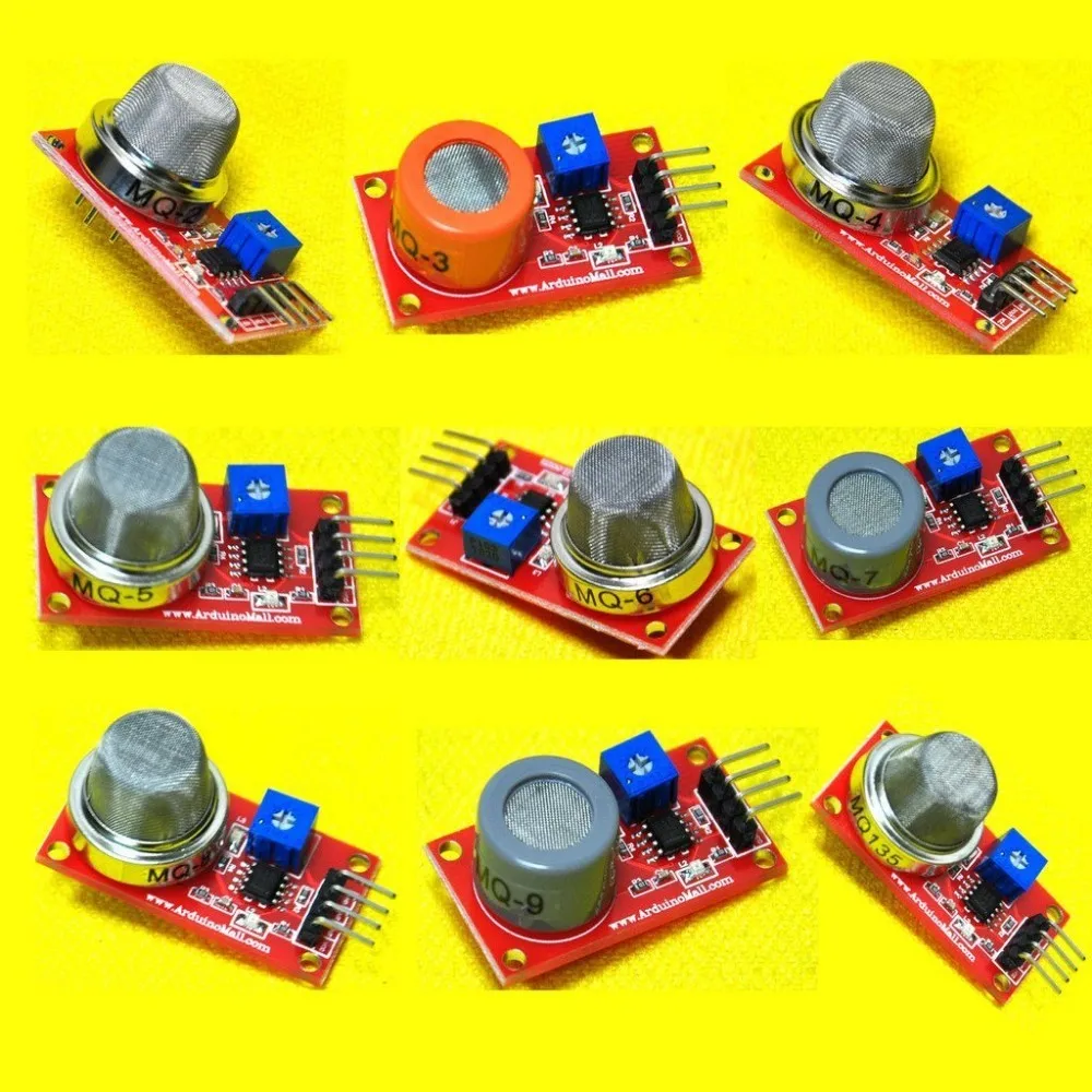 Chipman 2016 New Arrival Sensor Module Kit Mq2 Mq3 Mq4 Mq5 Mq6 Mq7 Mq8 ...