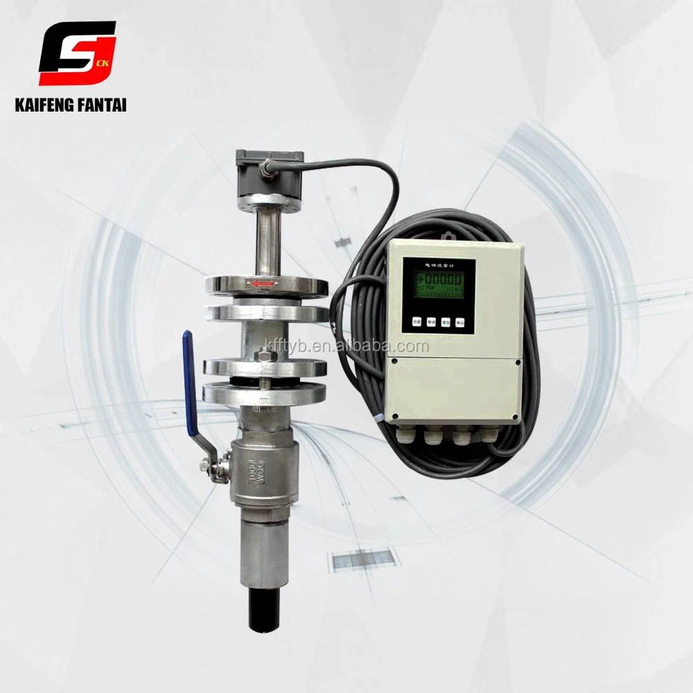 Insertion Type Electromagnetic Flowmeter For Water And Waste Water ...