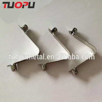 Steel Tube Spring Clip Stainless Steel Spring Clip Double Button V ...
