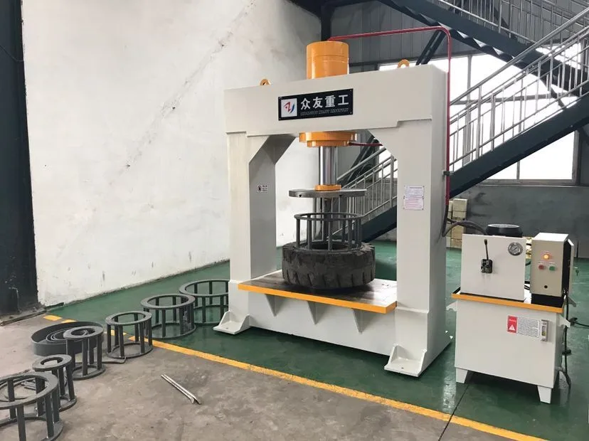 Solid Forklift Hydraulic Used Tire Press Machine - Zhongyou