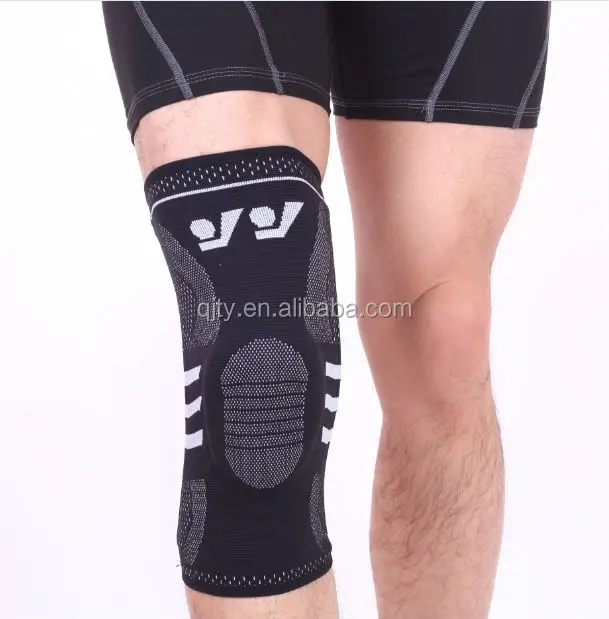 Nylon 4-way Stretch Knitting Elastic Cotton Knee Brace Knee Support ...
