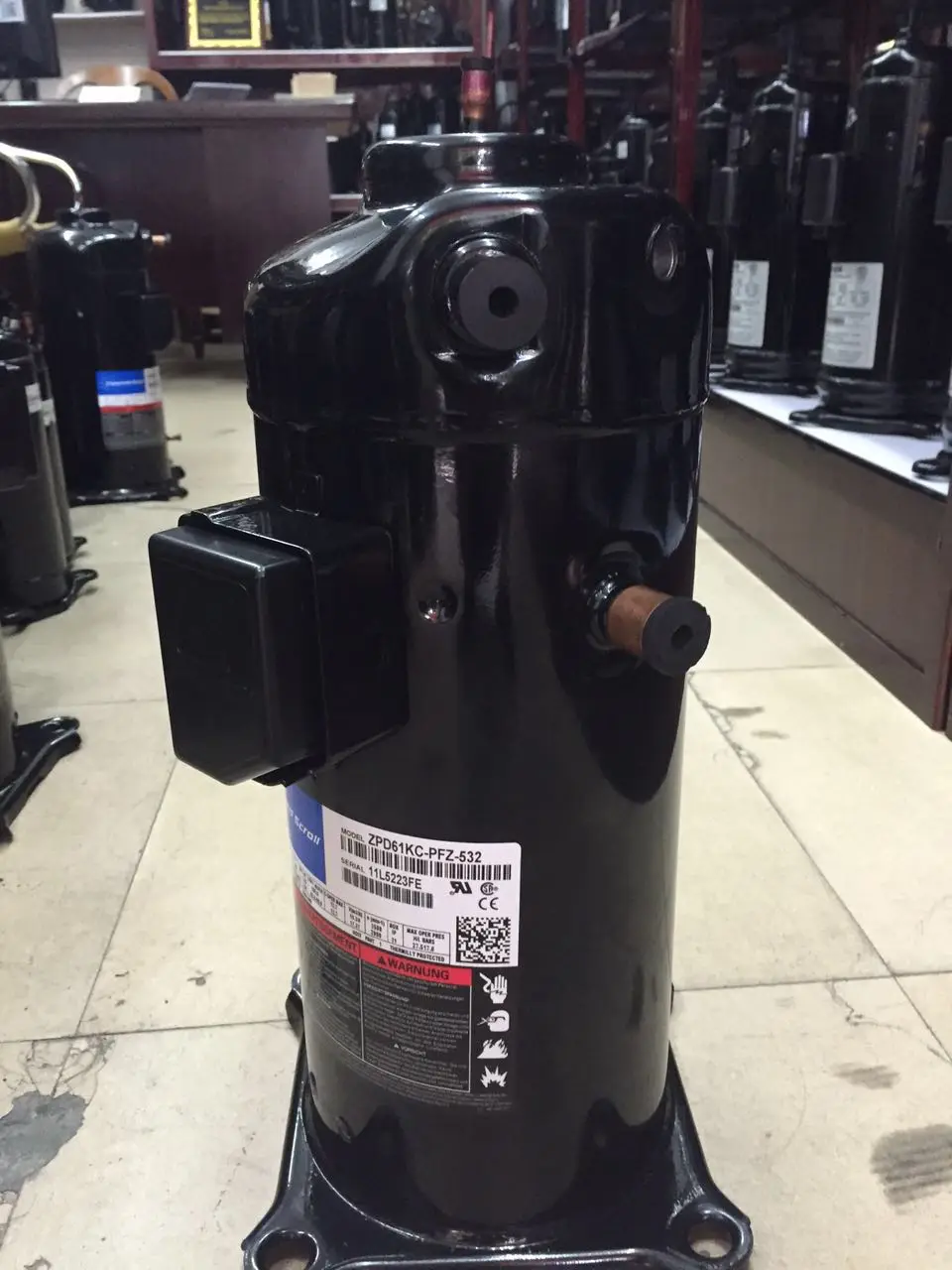 Refrigeration Compressor Copeland Scroll Tandem Compressors Zpd61kc-pfz ...