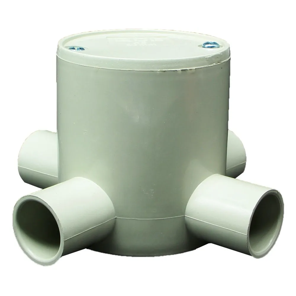 Yueqing* Pvc Round Junction Box *deep 20mm 4way Electrical Junction Box ...