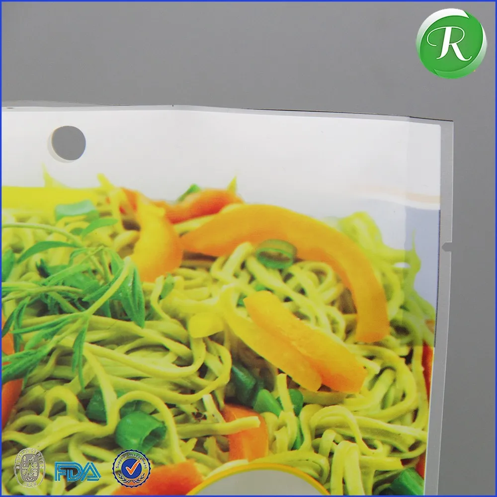 Eco-friendly Custom Printing Clear Plastic Flour Macaroni Pasta ...