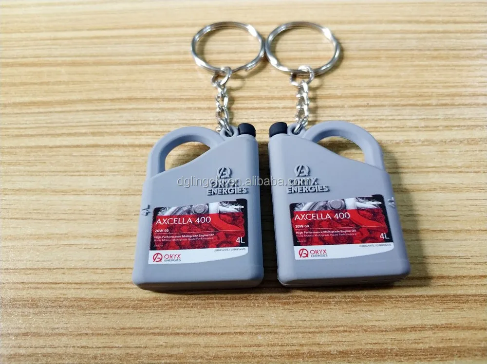 3d Pvc Pot Key Chain Oil Barrel Keychain Custom - Buy Can Shape ...