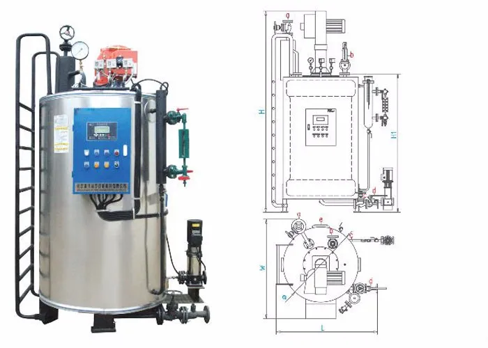 1 Ton Natural Gas Steam Generator With Automatic Control 1 Ton Steam ...