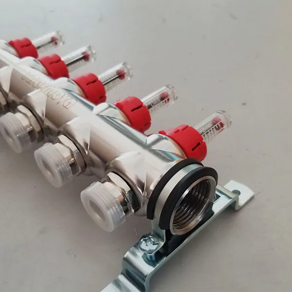 Inox Steel Distribution Manifold 5 Port Underfloor Heating Manifold ...
