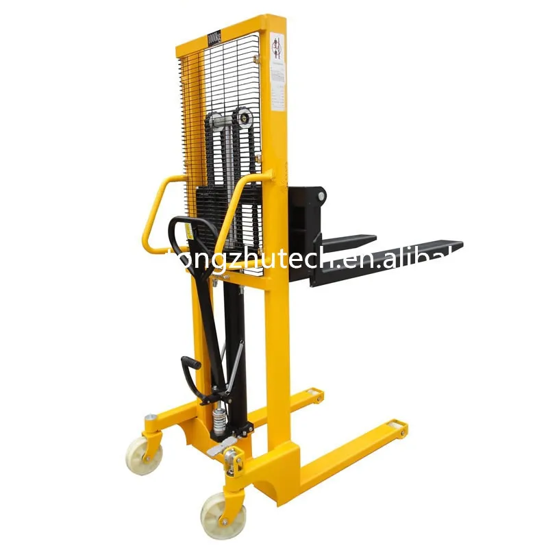 Tzbot Hand Manual Raise Forklift Pallet Stacking High Hydraulic Lift ...