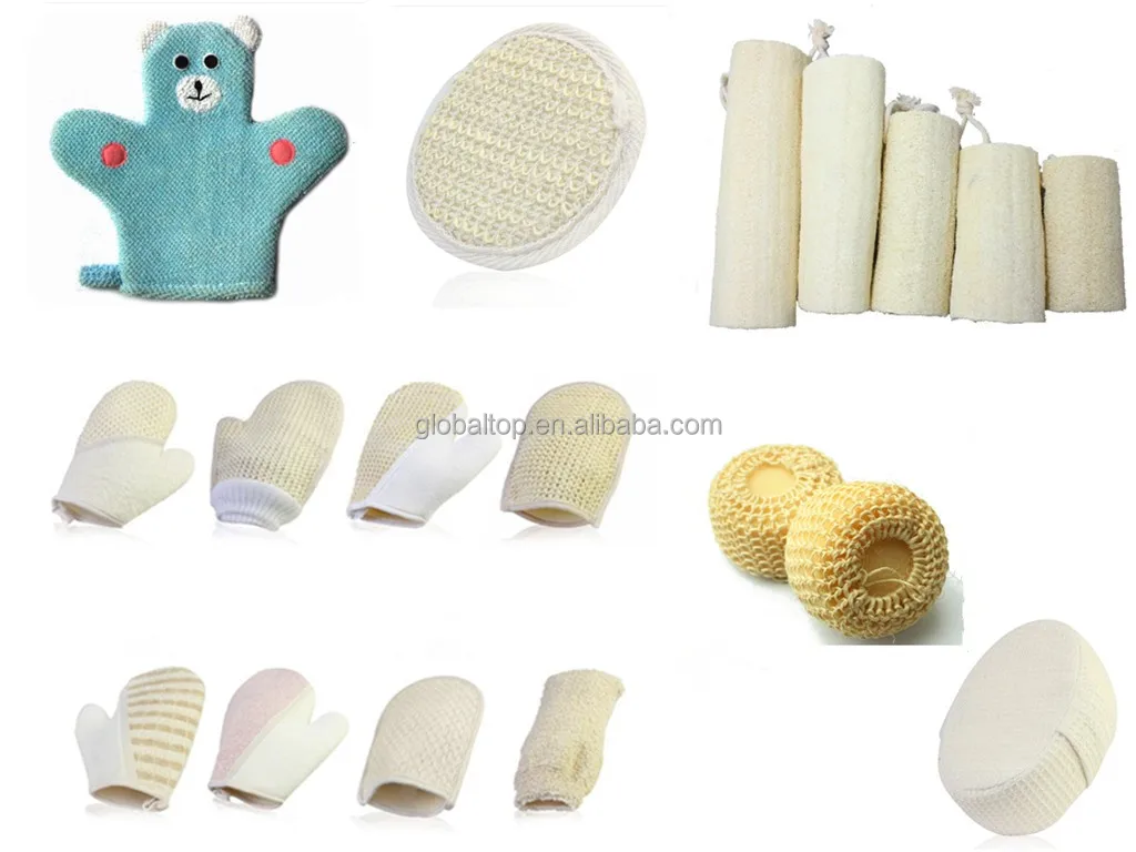 Baby Loofah Sponge Soap Farm Natural Hemp Soft Bath Sponge & Soap Sack ...