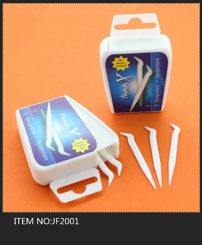 60pcs Plastic Two-point Toothpick - Buy Toothpick,Plastic Two-point ...